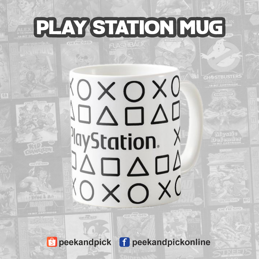 PlayStation Coffee Mug Gaming Gamer Inspired Customized | Shopee ...