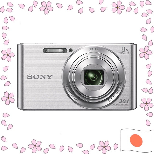 SONY Cyber-shot DSC-W830 Compact Digital Camera Silver Optical Zoom 8x ...