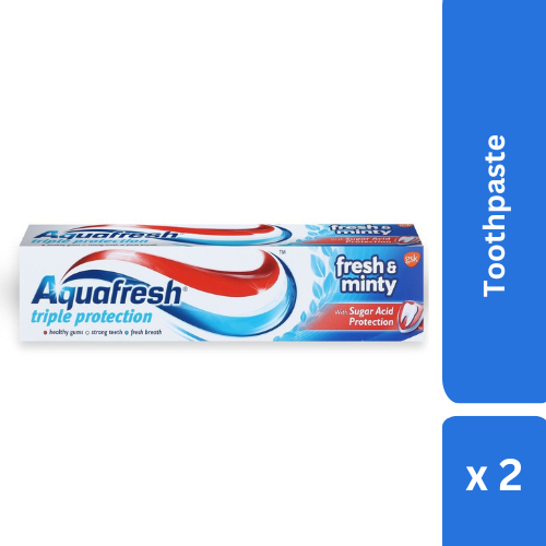 Aquafresh Fresh and Minty Toothpaste 100ml, Bundle of 2 | Shopee ...