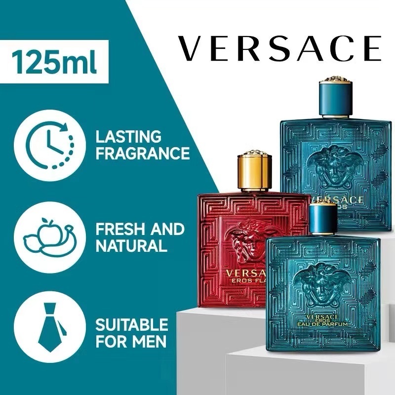Versace Eros 100ML Eau De Parfum For men Jadore Oil Based Perfumes long ...