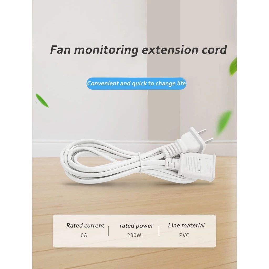 power cord extension male Extension cord 2 pin Dual Portable Extension ...