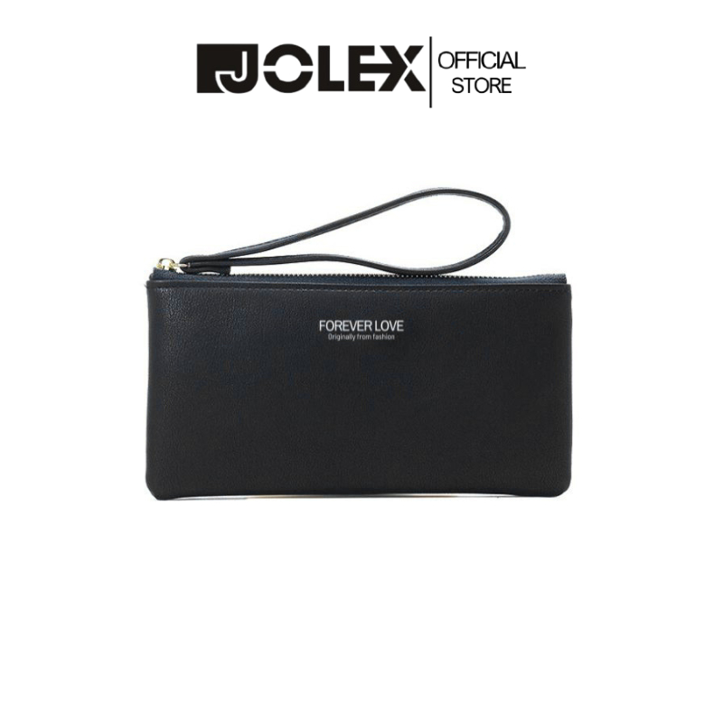 JOLEX Fashionable And Simple Ladies Korean Soft PU Leather Long Pouch ...