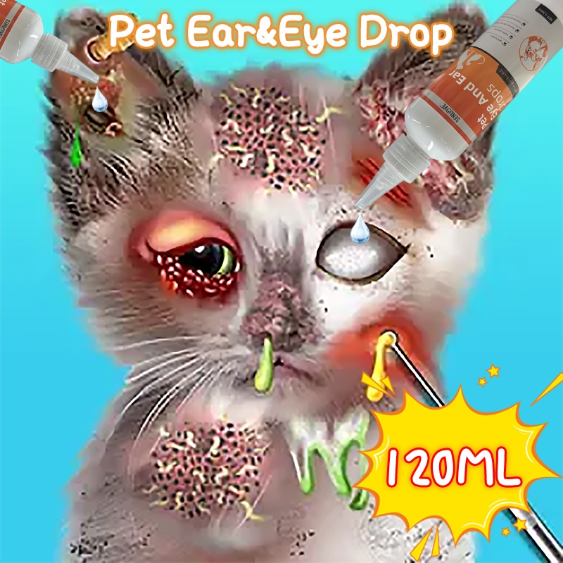 SENLOVE Cat Ear Cleaner Cat Eye Drops Puppy Eye Drops Eye Drops For ...