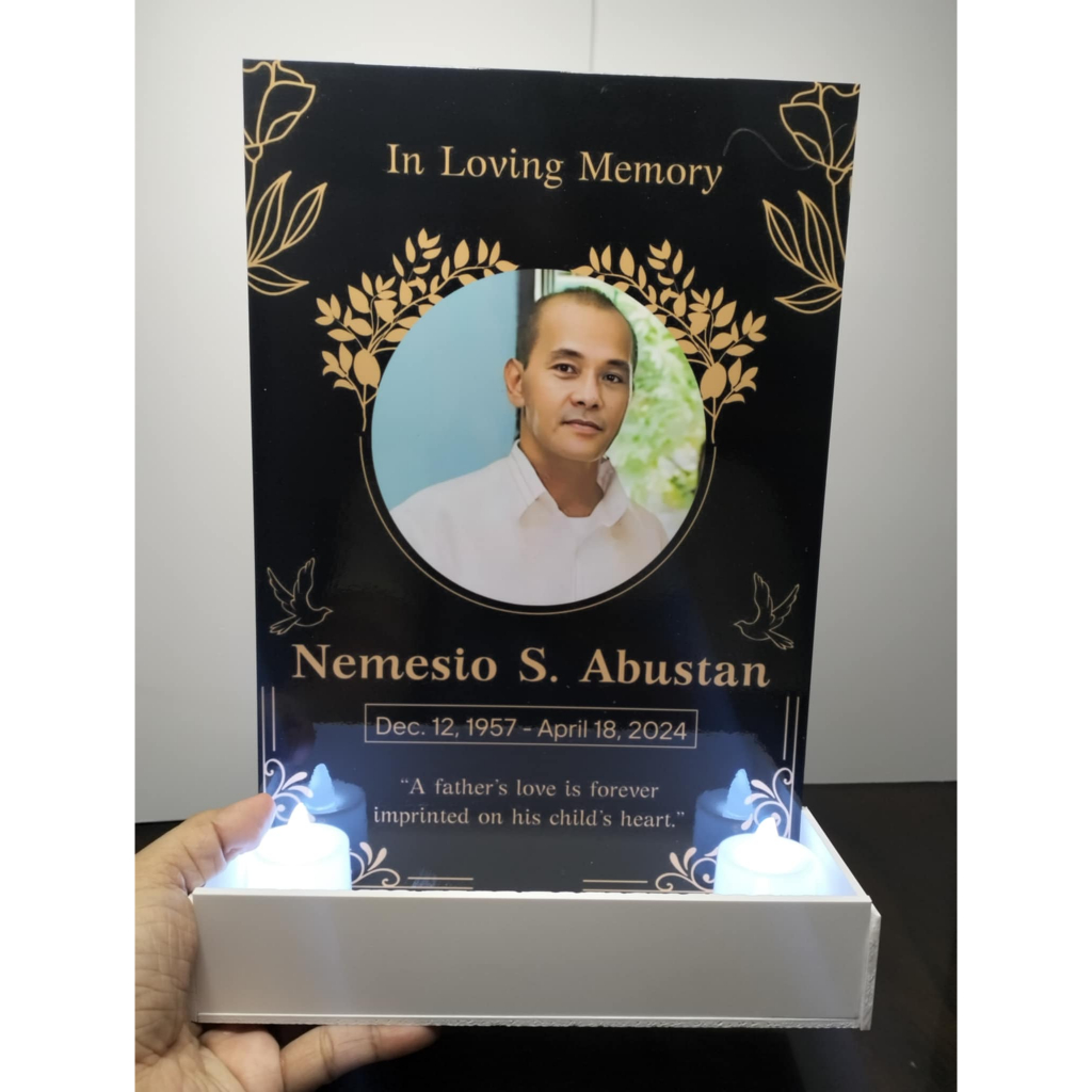 PERSONALIZED SINTRA BOARD LAPIDA - WITH LED CANDLES | Shopee Philippines