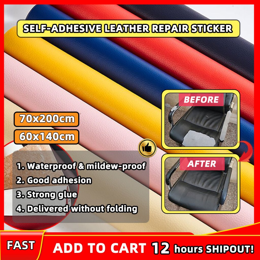 Self Adhesive Leather Patch Stickers DIY Sofa Repair PU Fabric ...