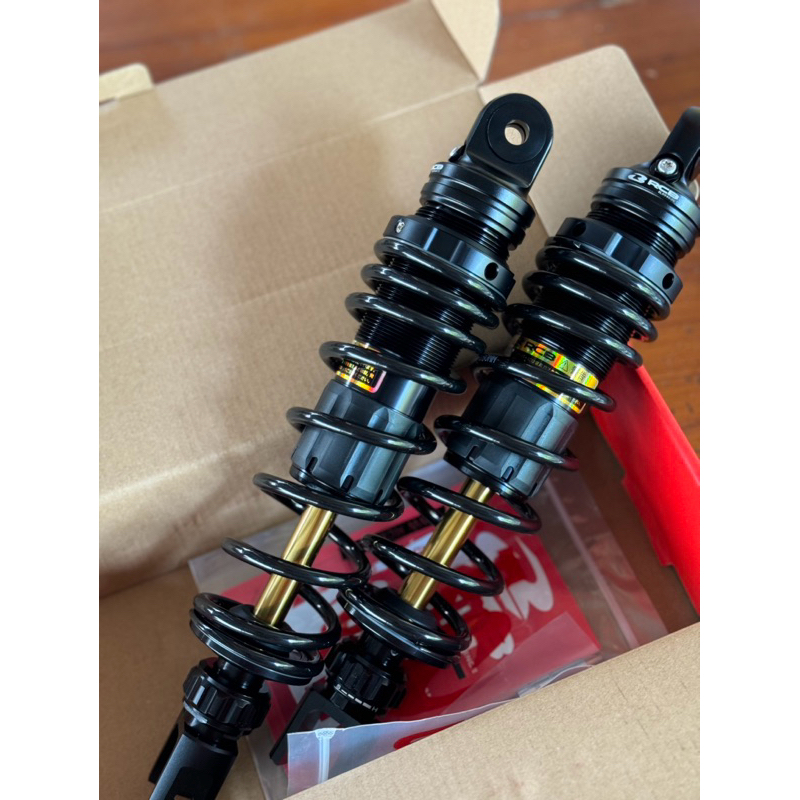 RCB S Series Dual Shock Absorber 305mm For Nmax v2/v2.1 and Aerox v1/v2 ...