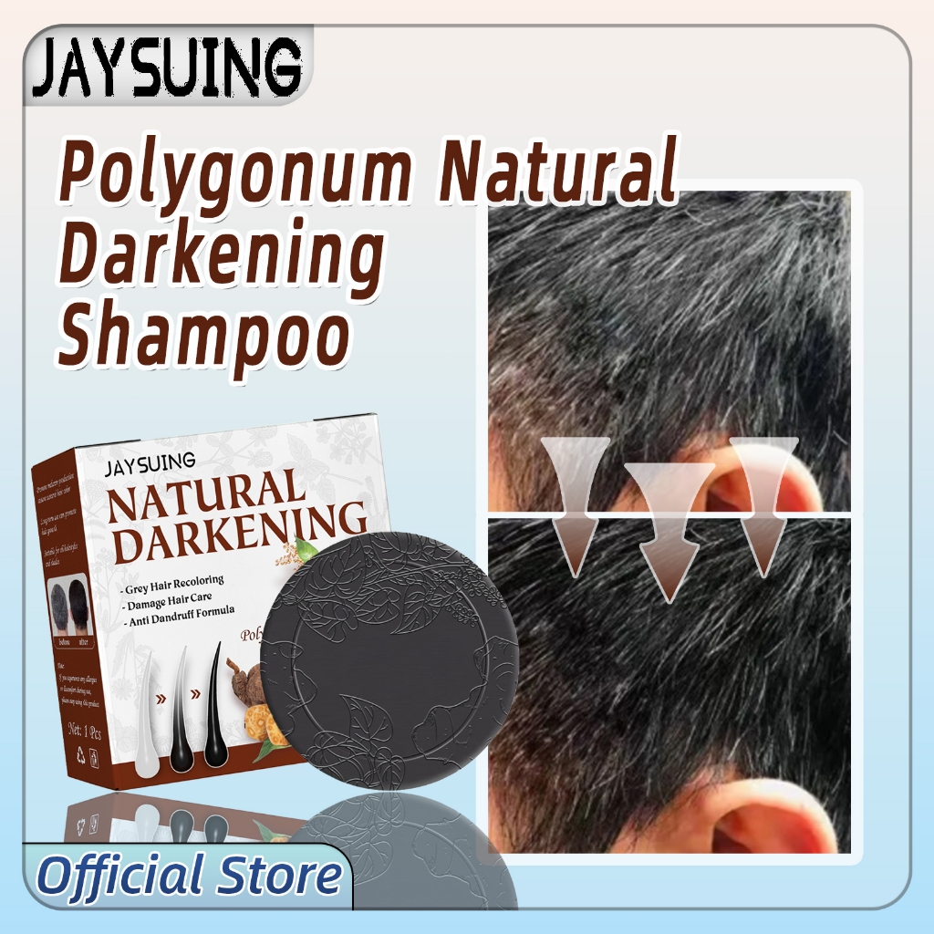Jaysuing Polygonum Natural Darkening Soap Anti Hair Loss Powerful Hair ...