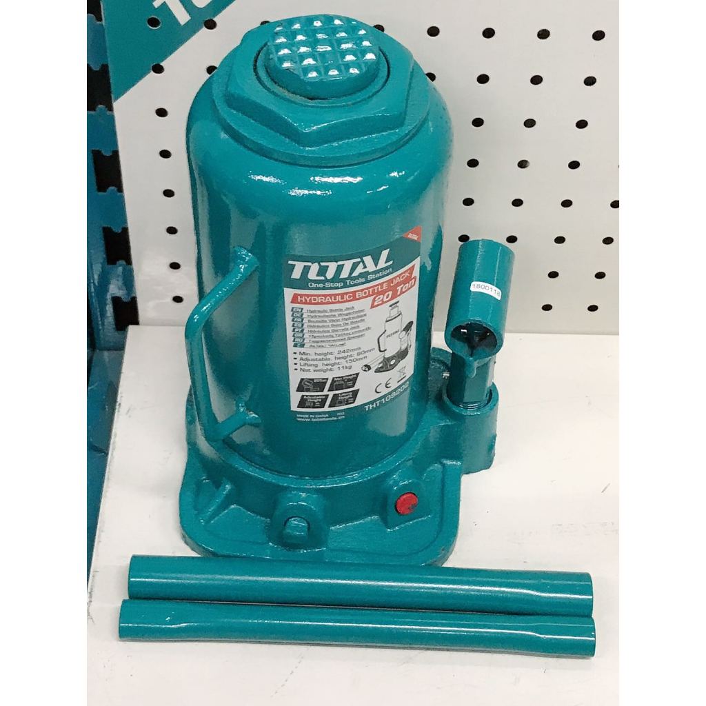 TOTAL hydraulic bottle jack 20ton THT109202 industrial supplies ...