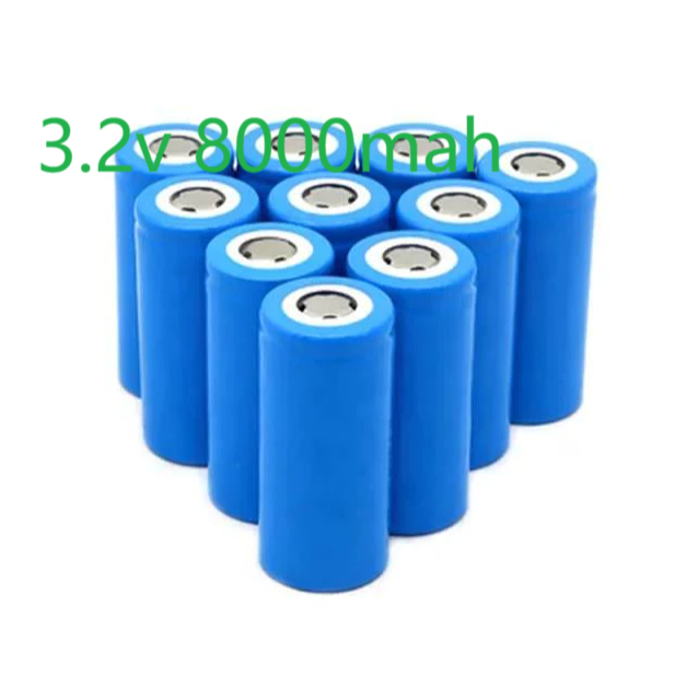 SATA 3.2V 8000mAh 32700 lifepo4 battery Lithium Phosphate Rechargeable ...
