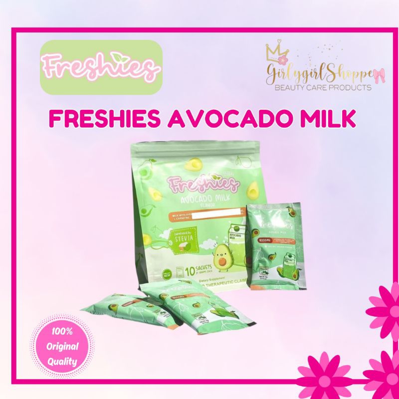 Freshies Avocado Milk Collagen Drink | Shopee Philippines