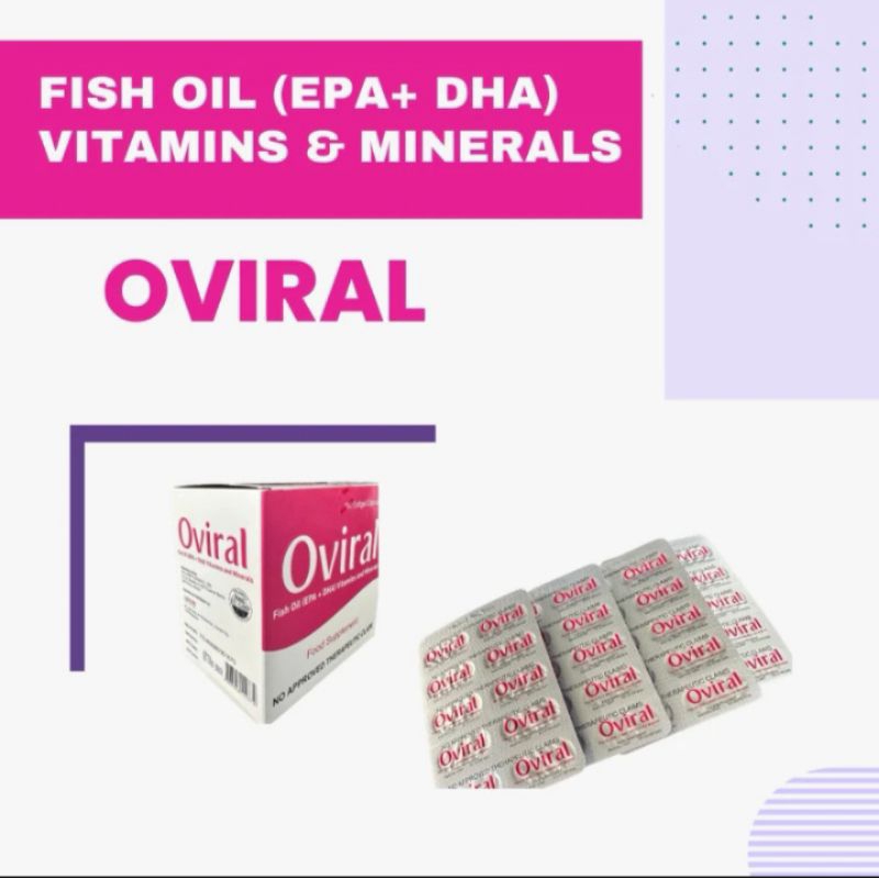 OVIRAL FISH OIL (EPA+DHA) MULTIVITAMINS AND MINERALS 30 CAPSULES ...