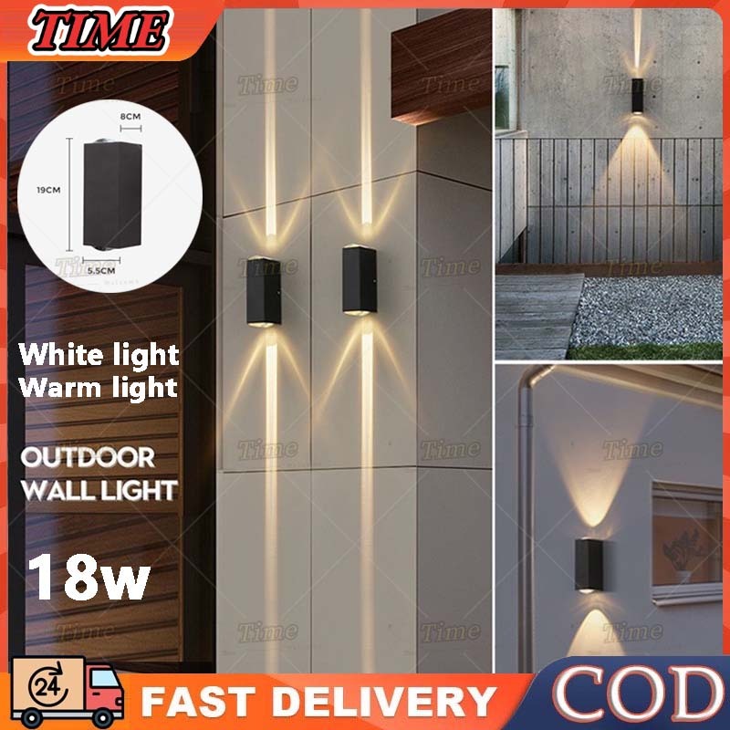 Outdoor Wall Light Narrow Beam LED Light Aluminum Outdoor Lighting ...