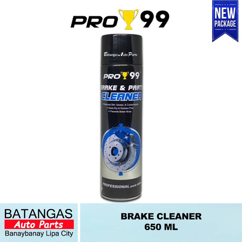 PRO 99 BRAKE AND CLUTCH PARTS CLEANER 650ML | Shopee Philippines