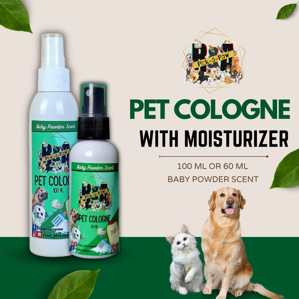 Dog & Cat Pet Cologne Pick-a-Paw Long Lasting Pet Perfume (60ml and ...