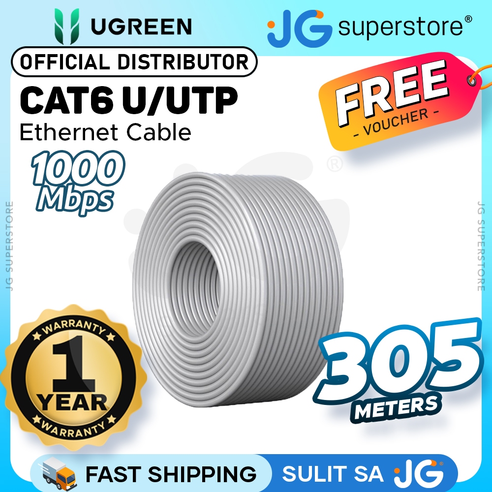 UGREEN 305 Meters CAT6 U/UTP Unshielded Ethernet LAN Network ...