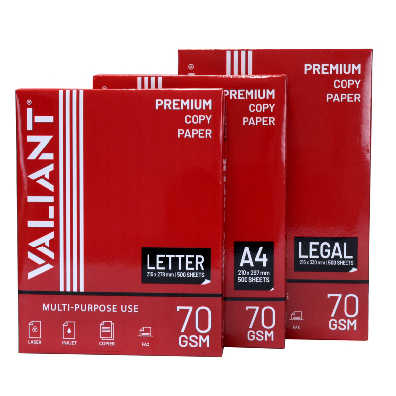 BY REAM PP LITE BOND PAPER | VALIANT 70GSM COPY PAPER BOND PAPER SCHOOL ...
