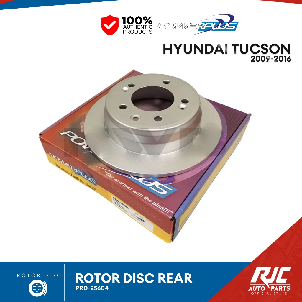 POWER PLUS ROTOR DISC HYUNDAI TUCSON REAR 5+2+1 HOLES 2009-2015 PRD ...