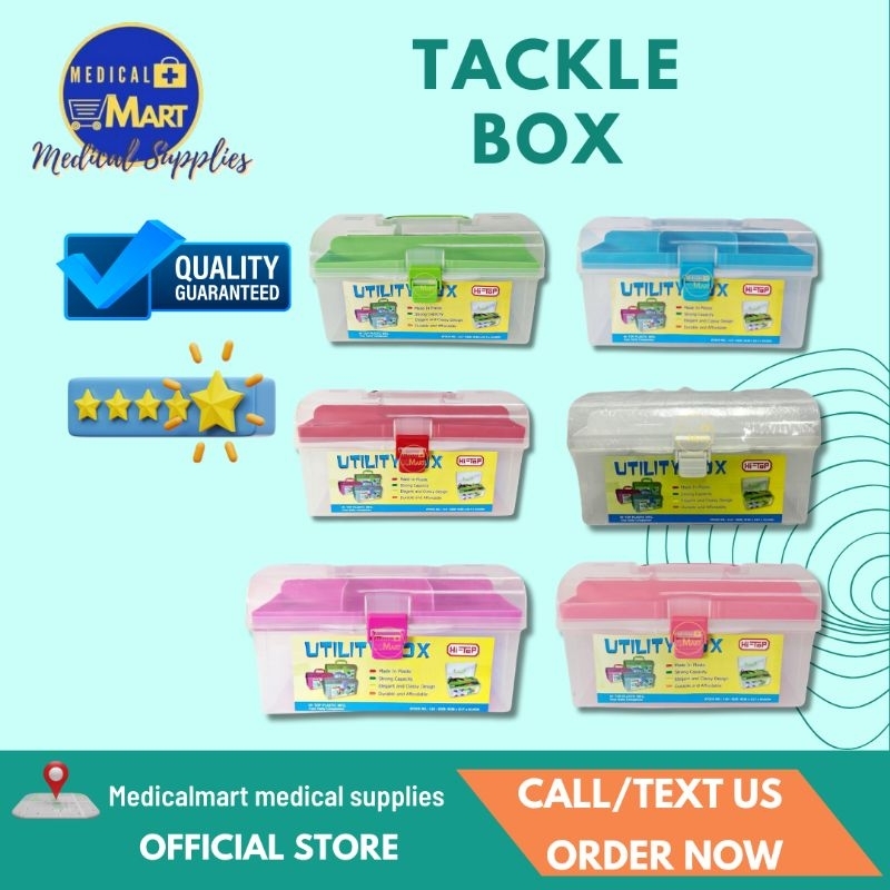 Tackle Box (Utility Box for Medical Students)/Medical Supplies | Shopee ...