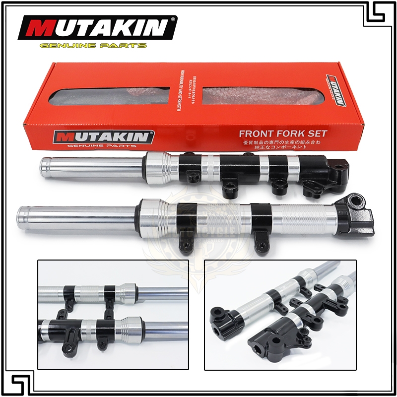 MUTAKIN Motorcycle Front Shock For YAMAHA NMAX 155 NMAX V1 V2 Front Fork Shock Plus 2.5cm ...