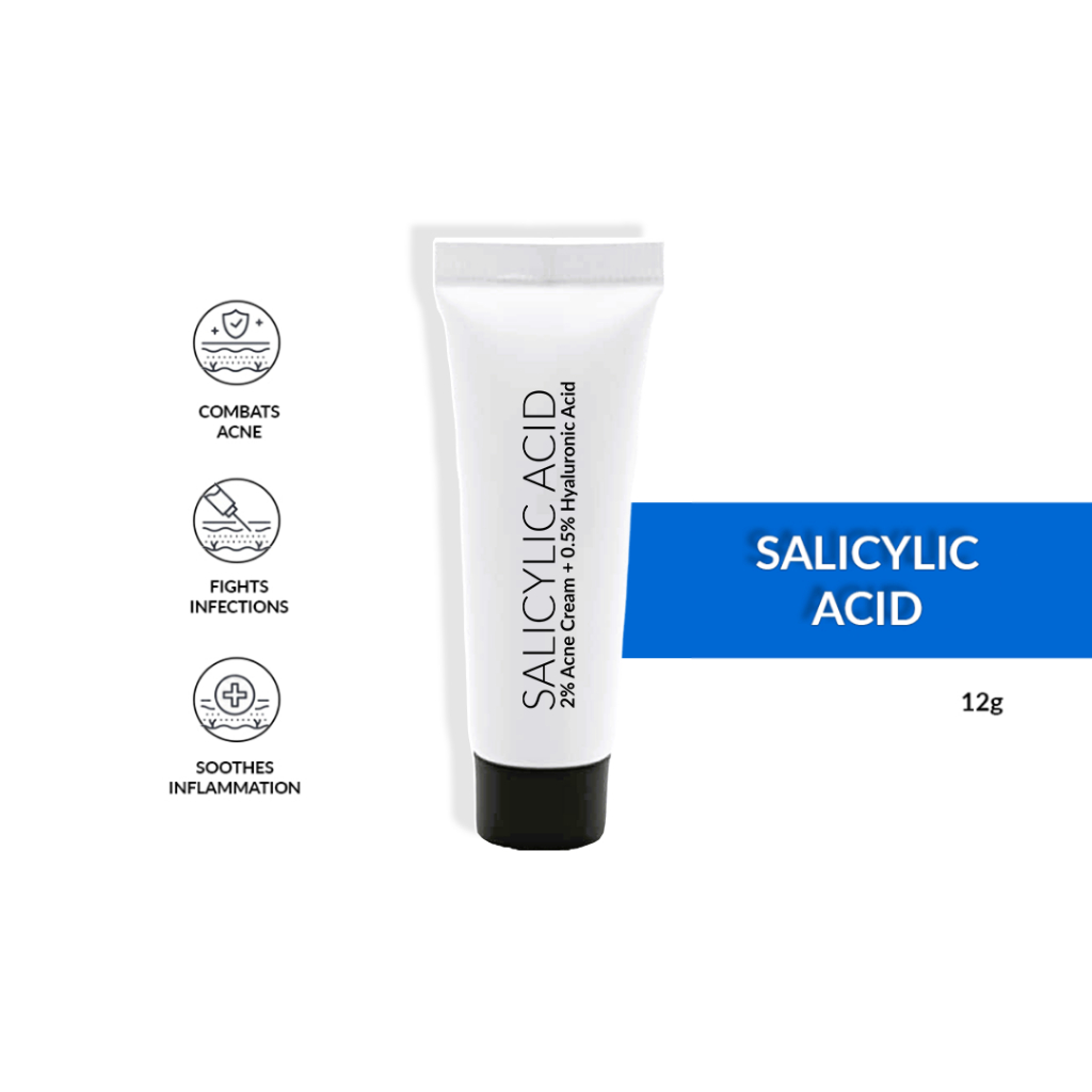 Salicylic Acid 2% + Hyaluronic Acid SkinFX Salicylic Acid Cream ...