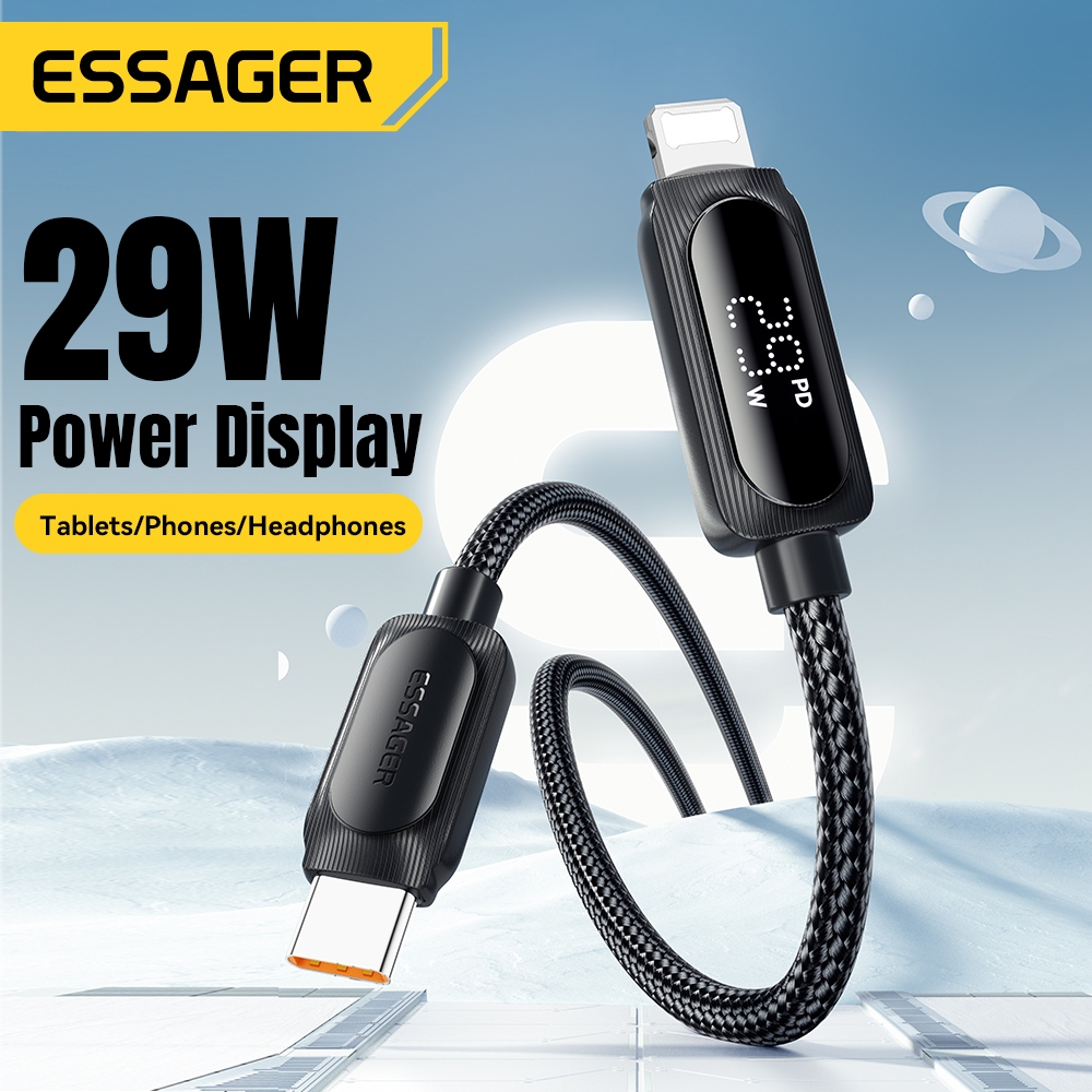 Essager 29W Type-C to L data cable Fast Charging with charging digital ...
