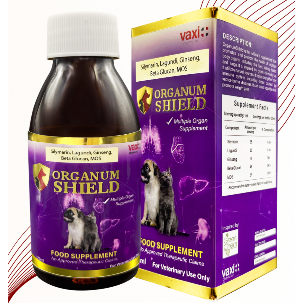 Organum Shield Food Supplement for Dogs & Cats 120ml | Shopee Philippines