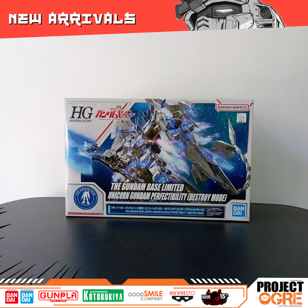 The Gundam Base Limited HG 1/144 Unicorn Gundam Perfectibility | Shopee ...