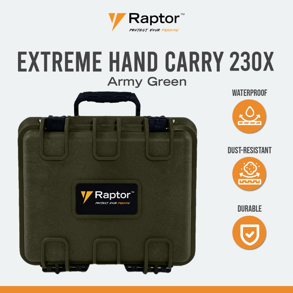 Raptor Case Extreme Hand Carry 230x for Camera, Drone & Accessories ...