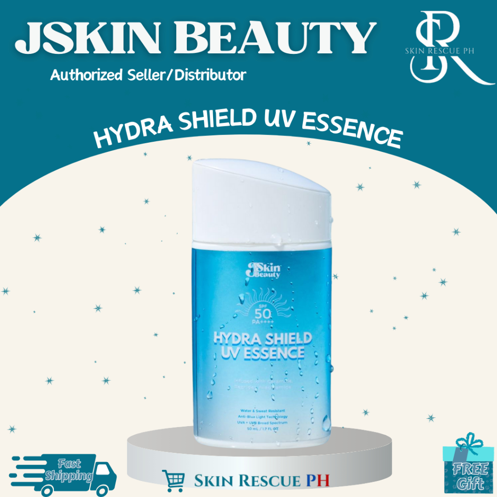 JSKIN HYDRA SHIELD UV Essence Sunscreen SPF50 Derma Tested 50ml ...