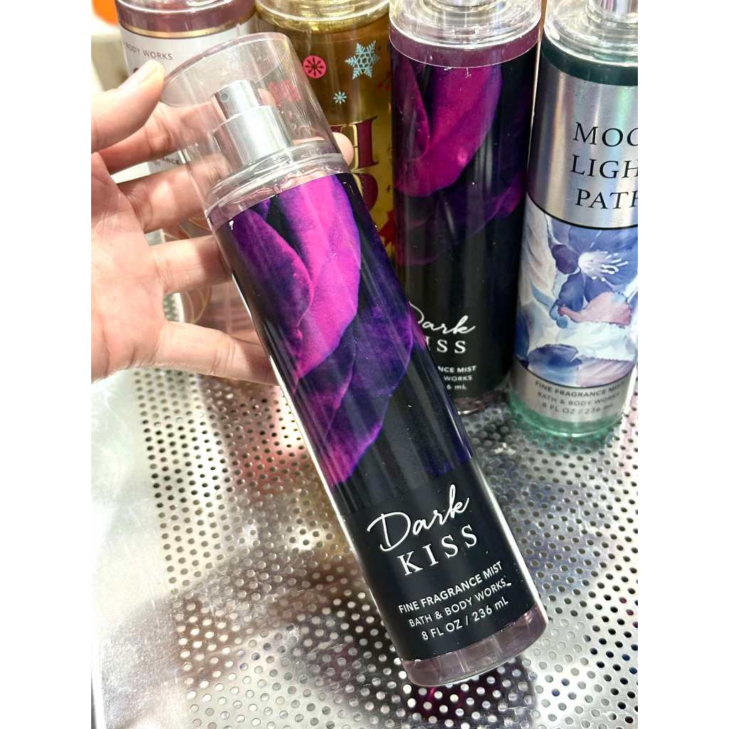 Bath & Body Works Dark Kiss Fine Fragrance Body Mist 236 ML | Shopee ...