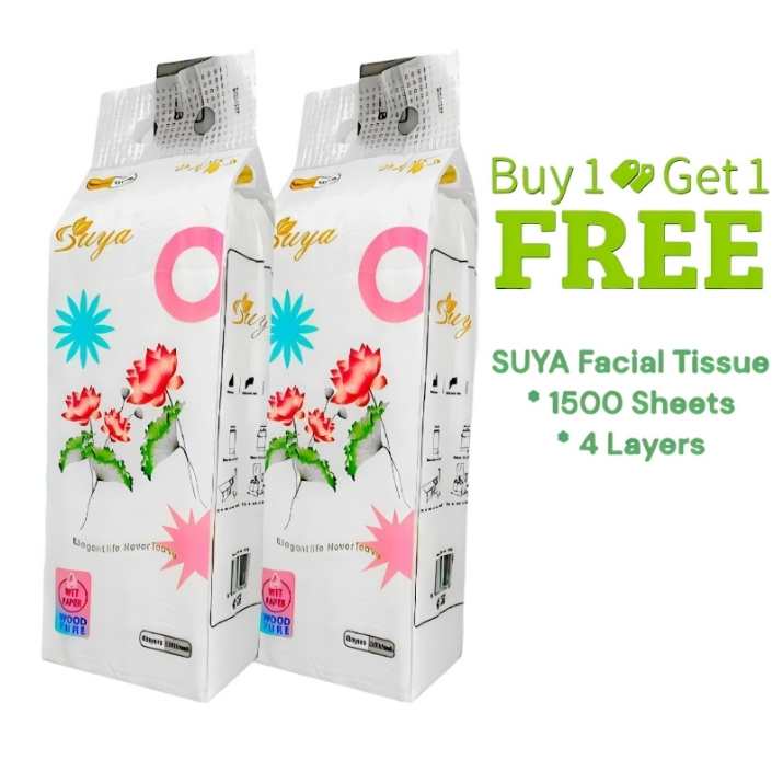 Buy One Take One 1200/1500 Sheets SUYA Tissue Napkin | Shopee Philippines
