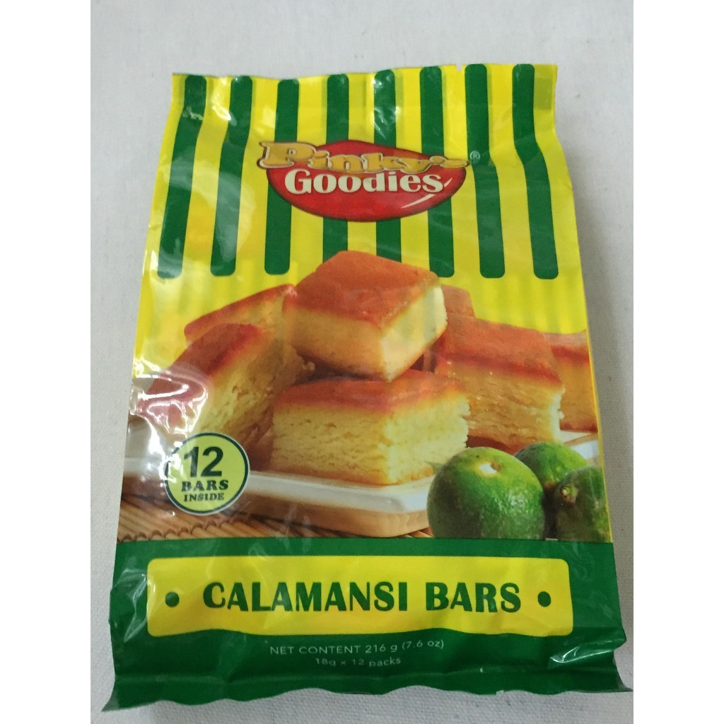Pinky's Goodies Calamansi Bars (12s) | Shopee Philippines