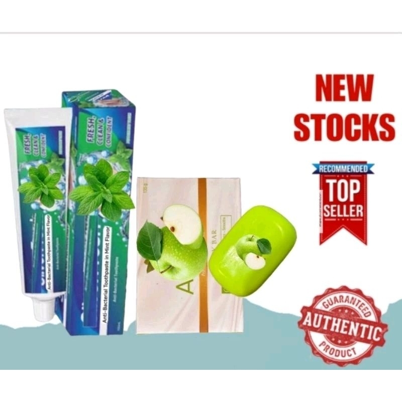 Anti Bacterial Protective Shield Toothpaste and Beauty Bar Soap ...