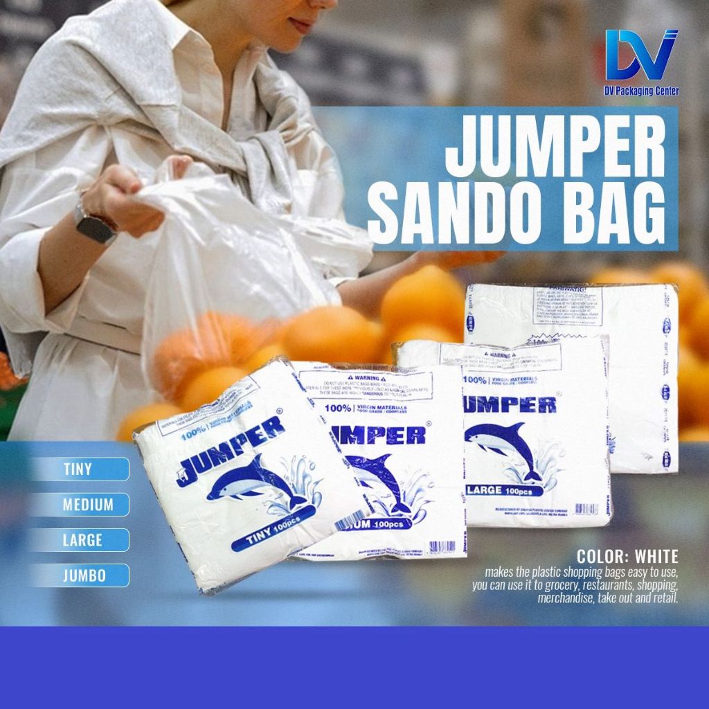 Sando Bag - Brand Jumper (Tiny, Medium, Large, XL) | Shopee Philippines