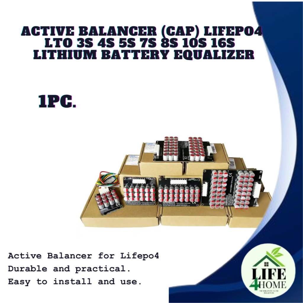 Active Balancer (CAP) Lifepo4 LTO 3S 4S 5S 7S 8S 10S 16S Lithium ...