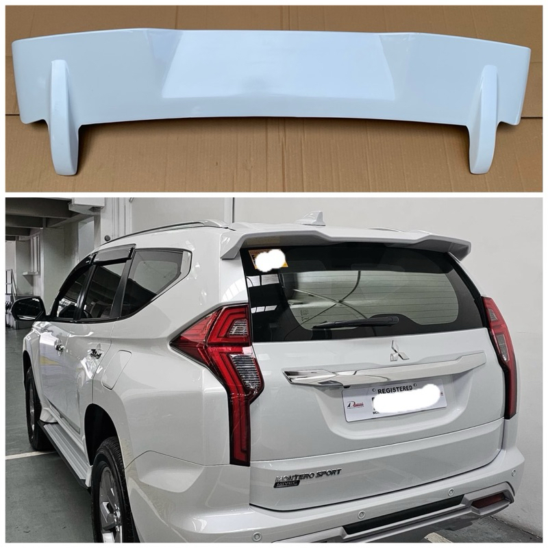 Mitsubishi Montero 2019 - 2025 Spoiler Pearl White | Shopee Philippines