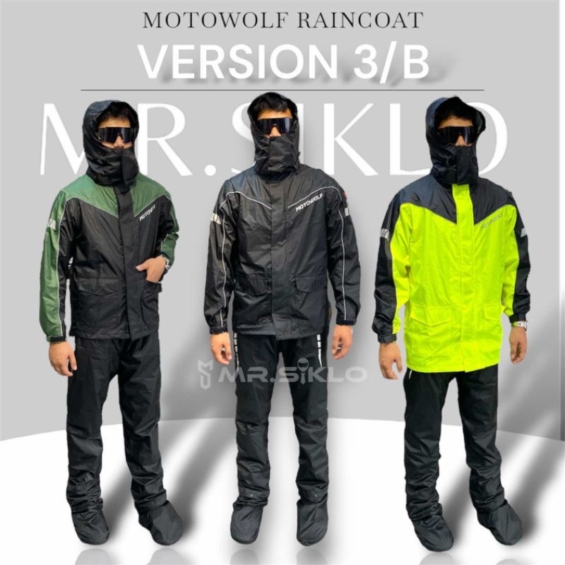 MOTOWOLF V3B RAINCOAT ORIGINAL | Shopee Philippines
