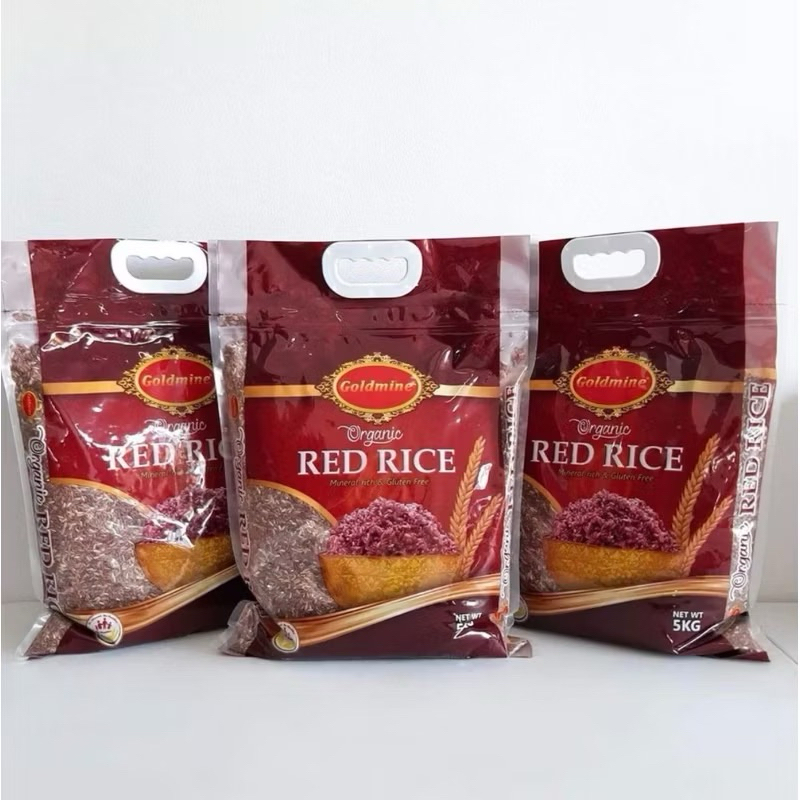 Goldmine healthy organic Red rice 5kg | Shopee Philippines