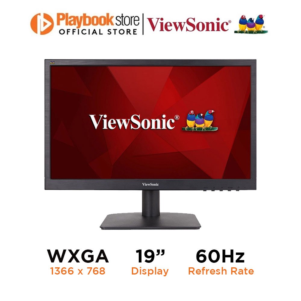 ViewSonic VA1903H-2 19" Wide XGA 1366 X 768 60Hz LED TN Technology 5ms ...