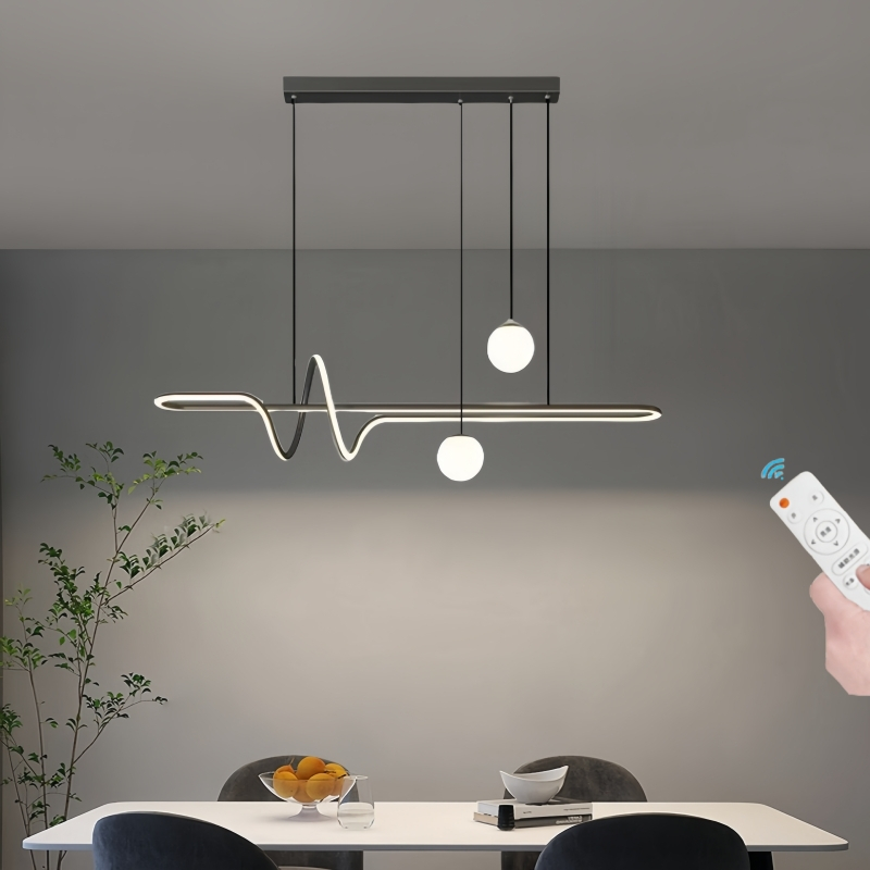 Kitchen Hanging Lamp Modern Tri Color Chandelier Ceiling Light for ...