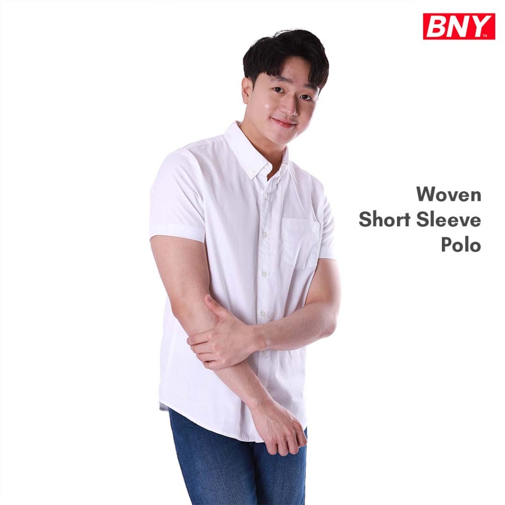 BNY Men's Woven Short Sleeve Shirt (274) | Shopee Philippines
