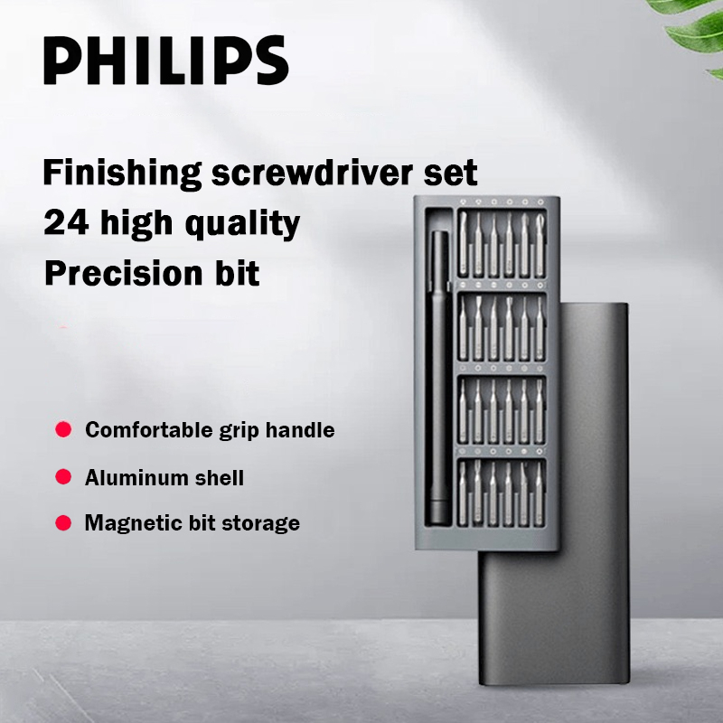 Philips 24 in 1 Multi-purpose Screwdriver Set - Aluminium S2 Steel ...