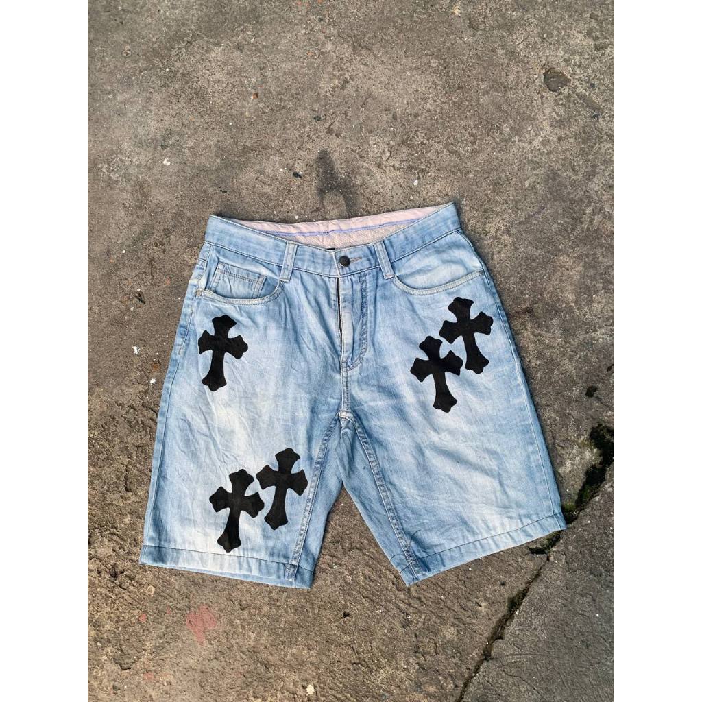 Chrome Heartz Jorts / Shorts y2k | Shopee Philippines