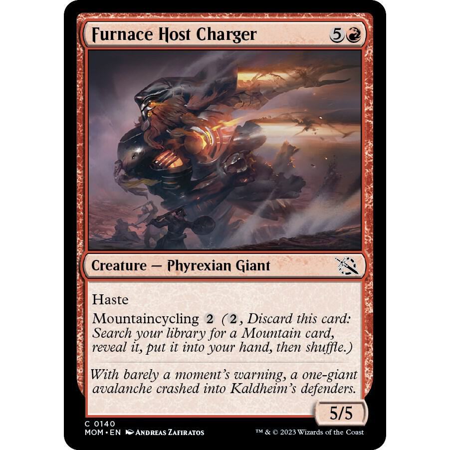 Magic the Gathering - Furnace Host Charger - MTG Red - MOM - NM - (_RAS ...