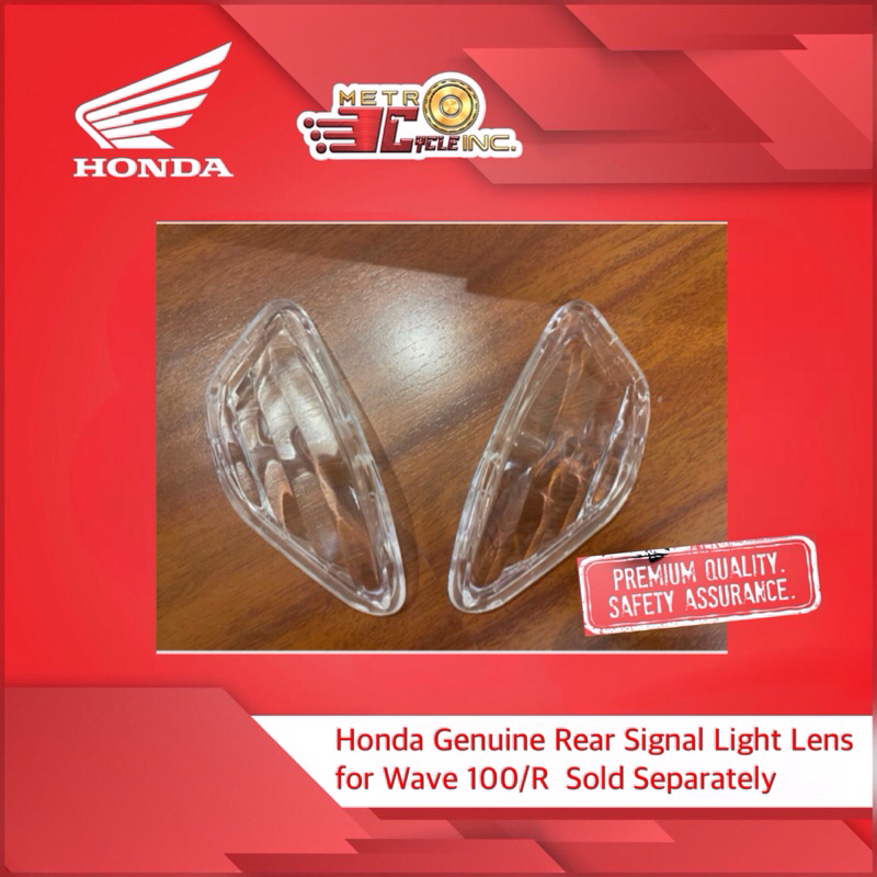 Honda Genuine Rear Signal Light Lens for Wave 100/100R [SOLD SEPARATELY ...