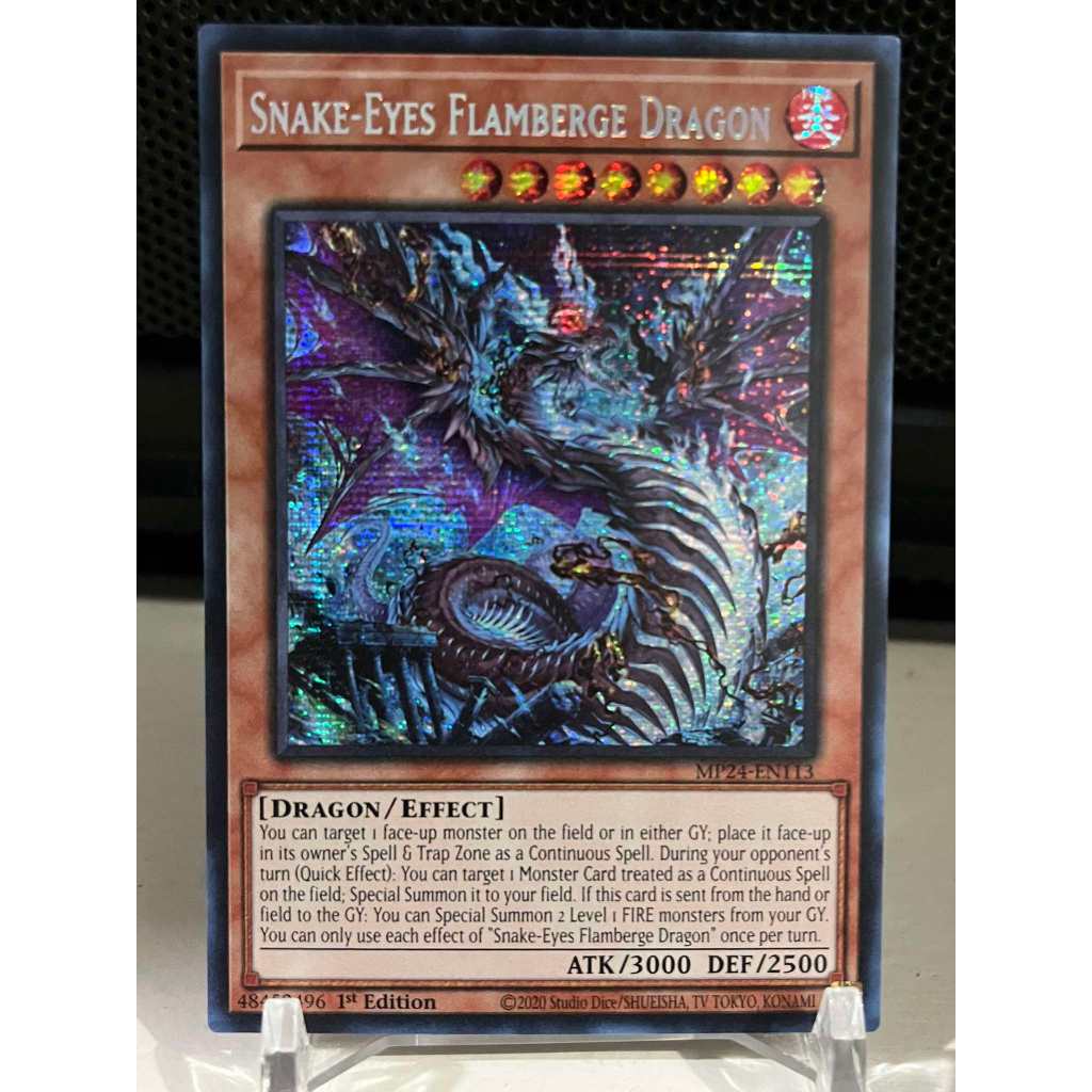 Snake-Eyes Flamberge Dragon - MP24-EN113 - Prismatic Secret Rare 1st Edition | Shopee Philippines