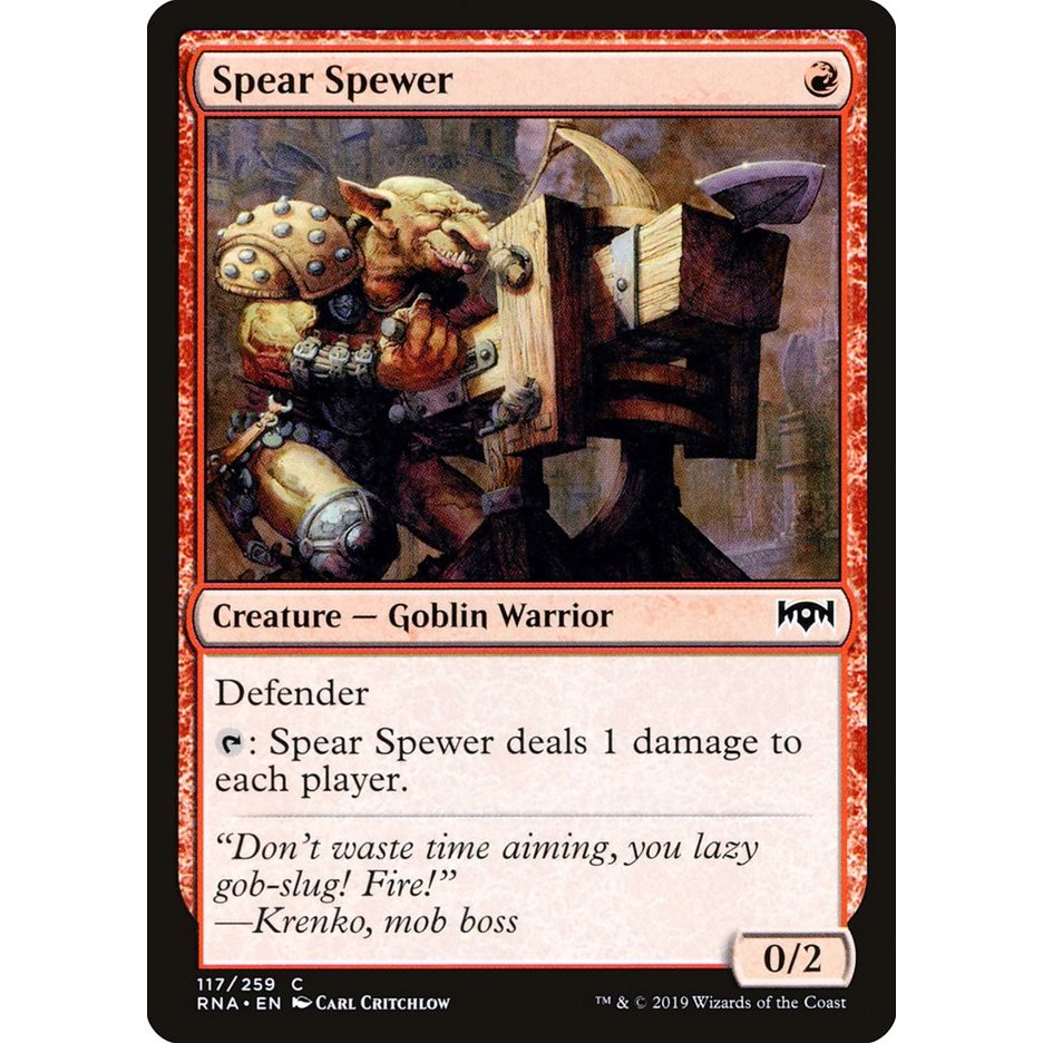 R - Spear Spewer [RNA] | Shopee Philippines