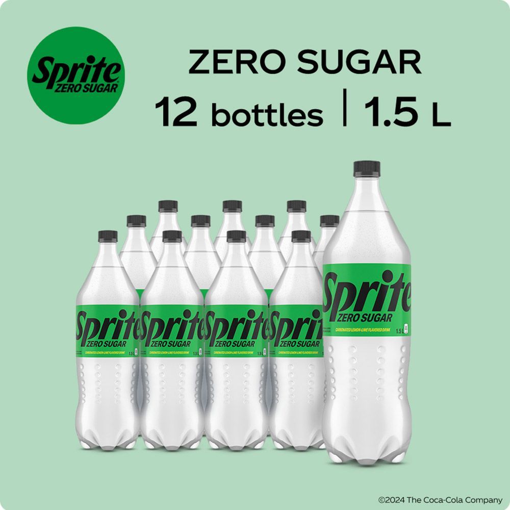Sprite Zero Sugar 1.5L - Pack of 12 | Shopee Philippines