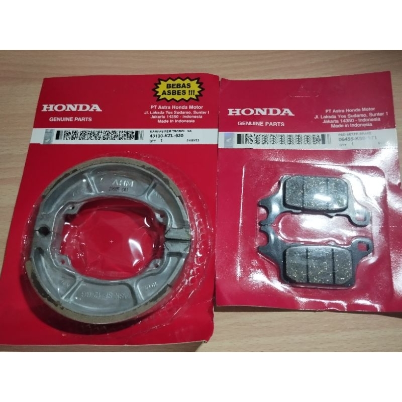 Honda Click 125i v1/v2/v3 Brakepad&Brakeshoe Set | Shopee Philippines