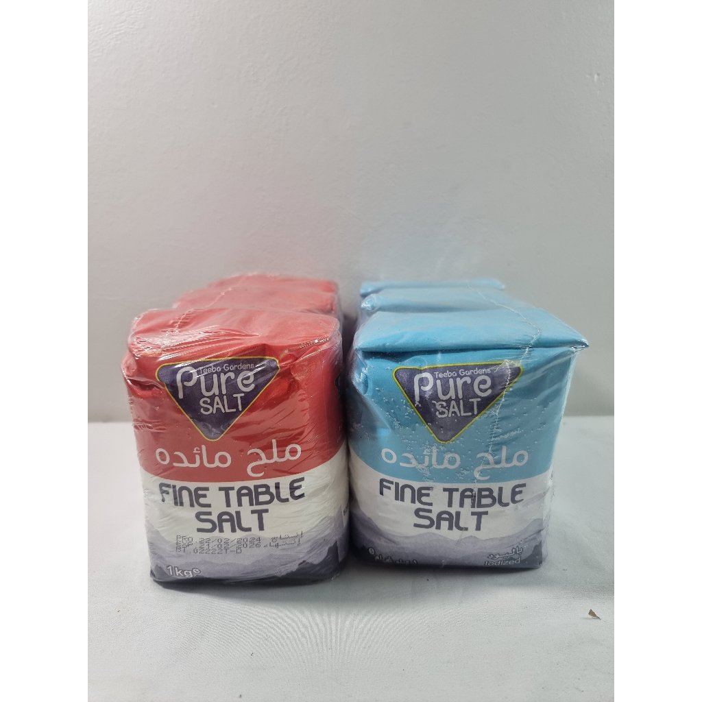 Pure Salt Fine Table Salt 1kg | Shopee Philippines